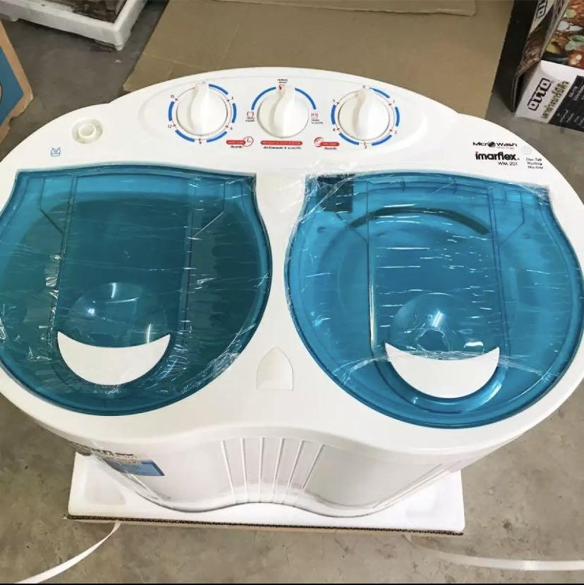 IMARFLEX Top Load Twin Tub Washing Machine (2 kg) WM-201, TV & Home ...