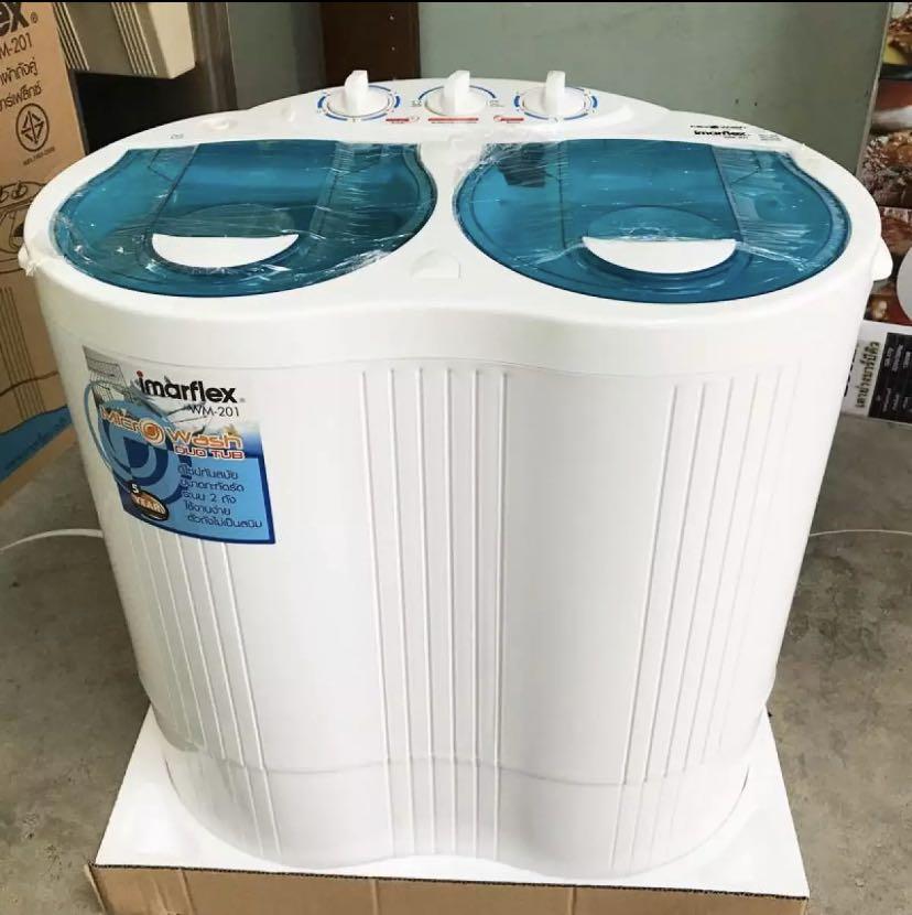 IMARFLEX Top Load Twin Tub Washing Machine (2 kg) WM-201, TV & Home ...
