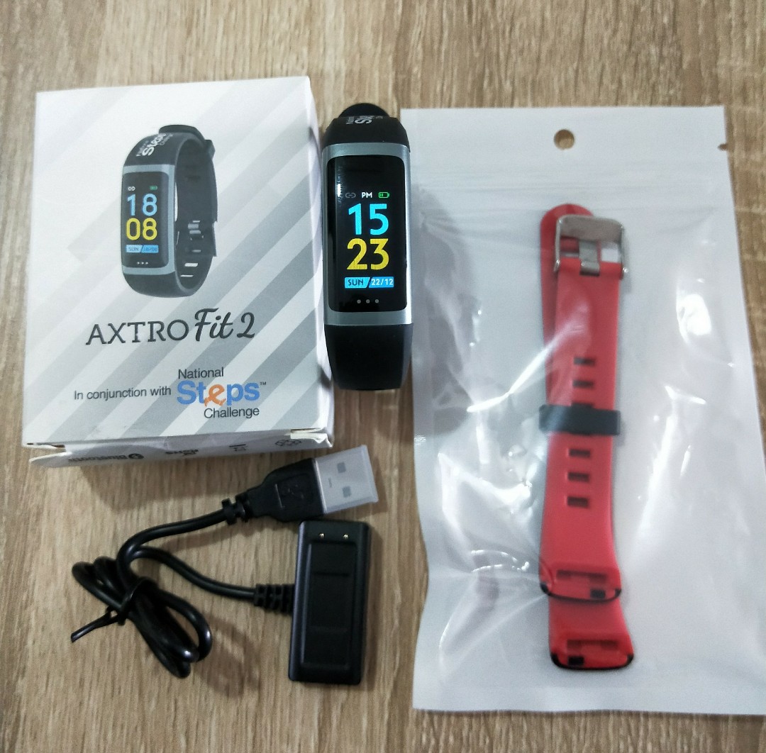 AXTRO Fit 2 tracker & strap, Mobile Phones & Gadgets, Wearables & Smart ...