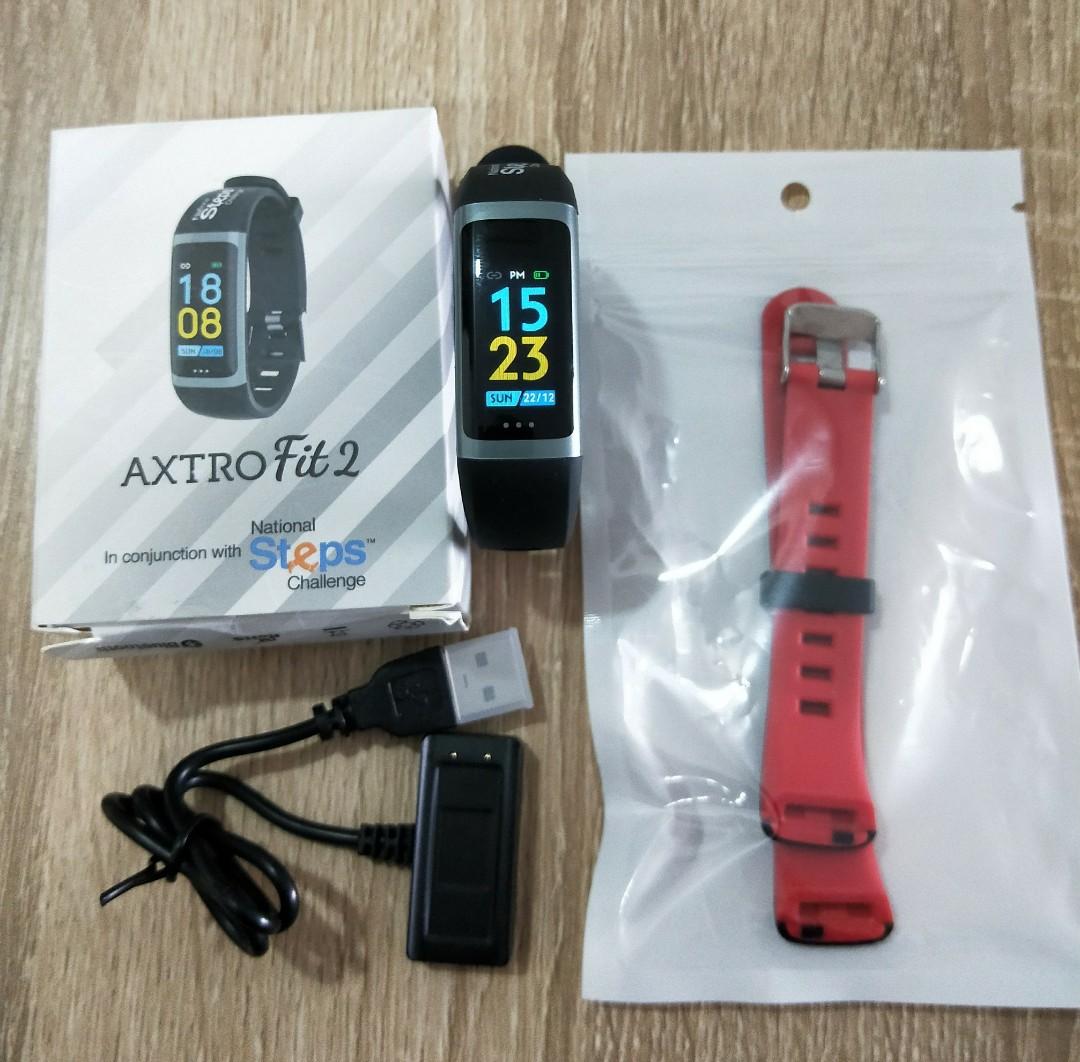 AXTRO Fit 2 tracker & strap, Mobile Phones & Gadgets, Wearables & Smart ...