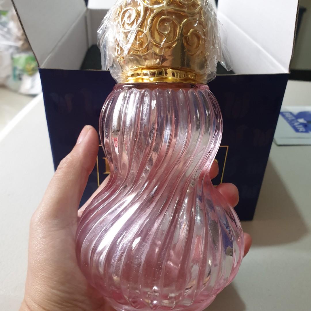 Bel'Air Paris Pink Swirl Glass Lamp Diffuser, Furniture & Home Living ...