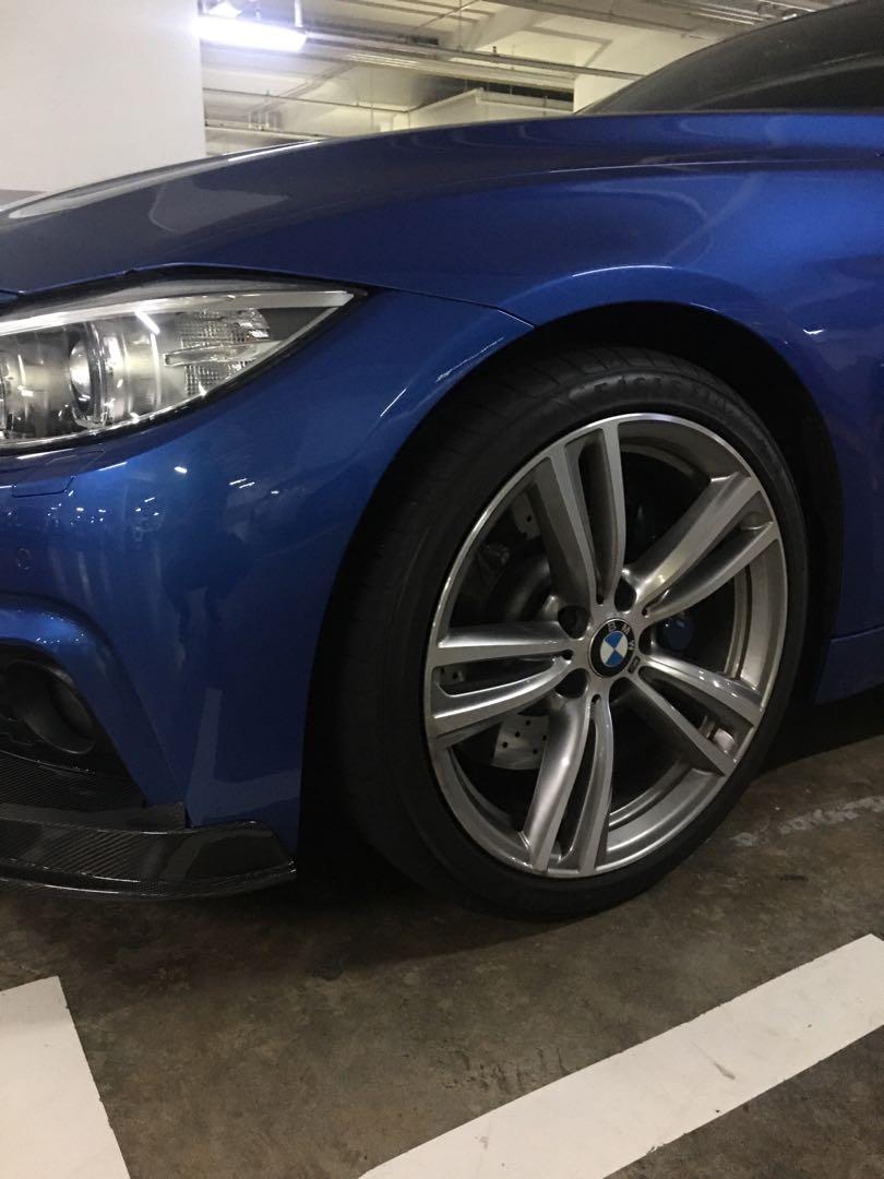 Bmw Original Msport 19inch sport rims with very new runflats tyres, Car ...
