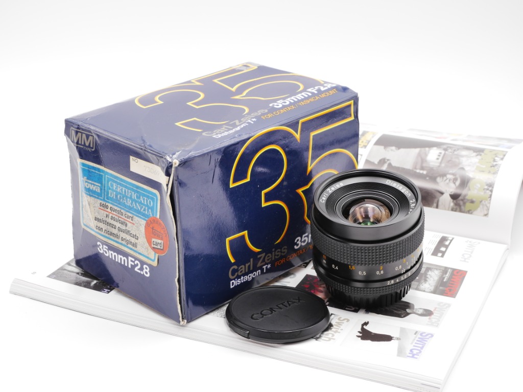 Contax Zeiss Distagon 35mm F2.8 with BOX [CY MOUNT], Photography, Lens ...