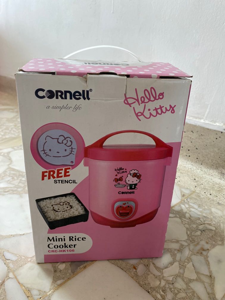 Cornell Sanrio Hello Kitty rice cooker, TV & Home Appliances, Kitchen ...