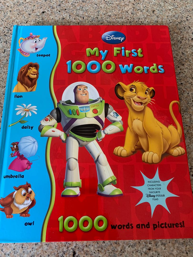Disney My First 1000 Words, Hobbies & Toys, Books & Magazines, Children ...