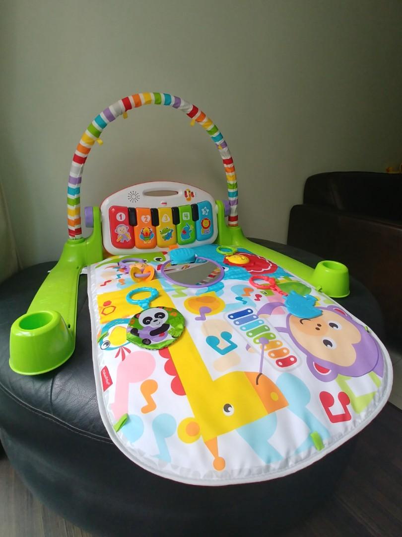 Fisher Price Piano Gym Deluxe Version, Babies & Kids, Infant Playtime ...