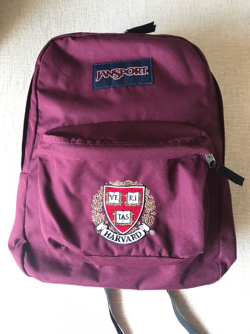 Harvard Jansport Backpack, Women's Fashion, Bags & Wallets, Backpacks ...