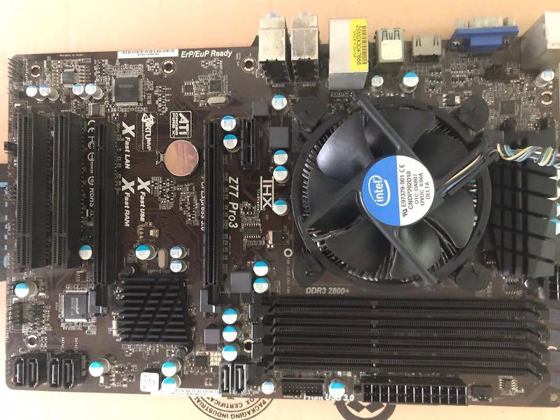 Intel I3-2120 and motherboard + 8gb ddr3 ram bundle, Computers & Tech, Parts & Accessories ...