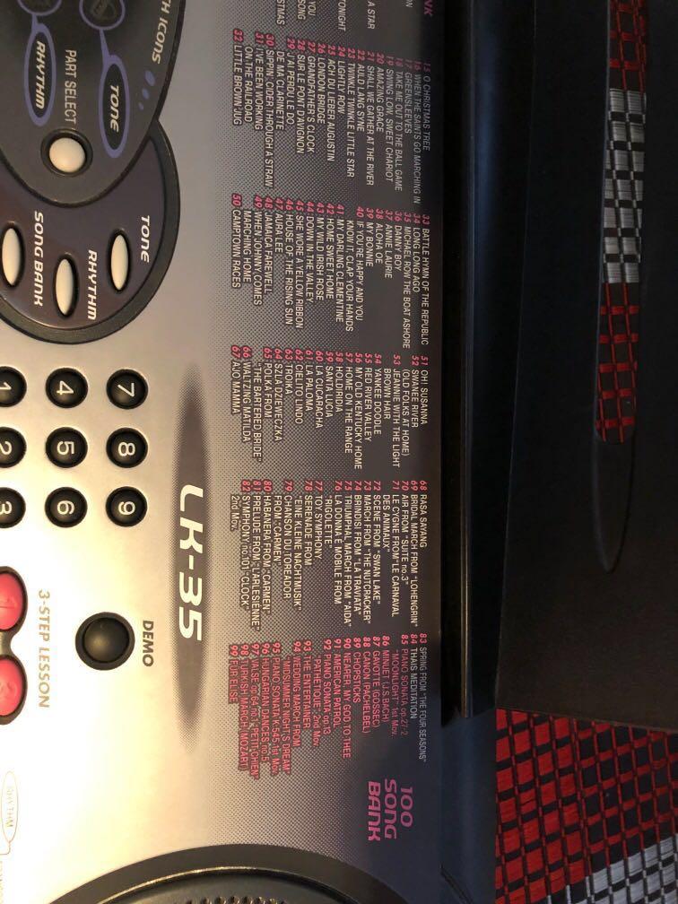 Casio LK-35 lighting keyboard , Hobbies & Toys, Music & Media, Musical ...