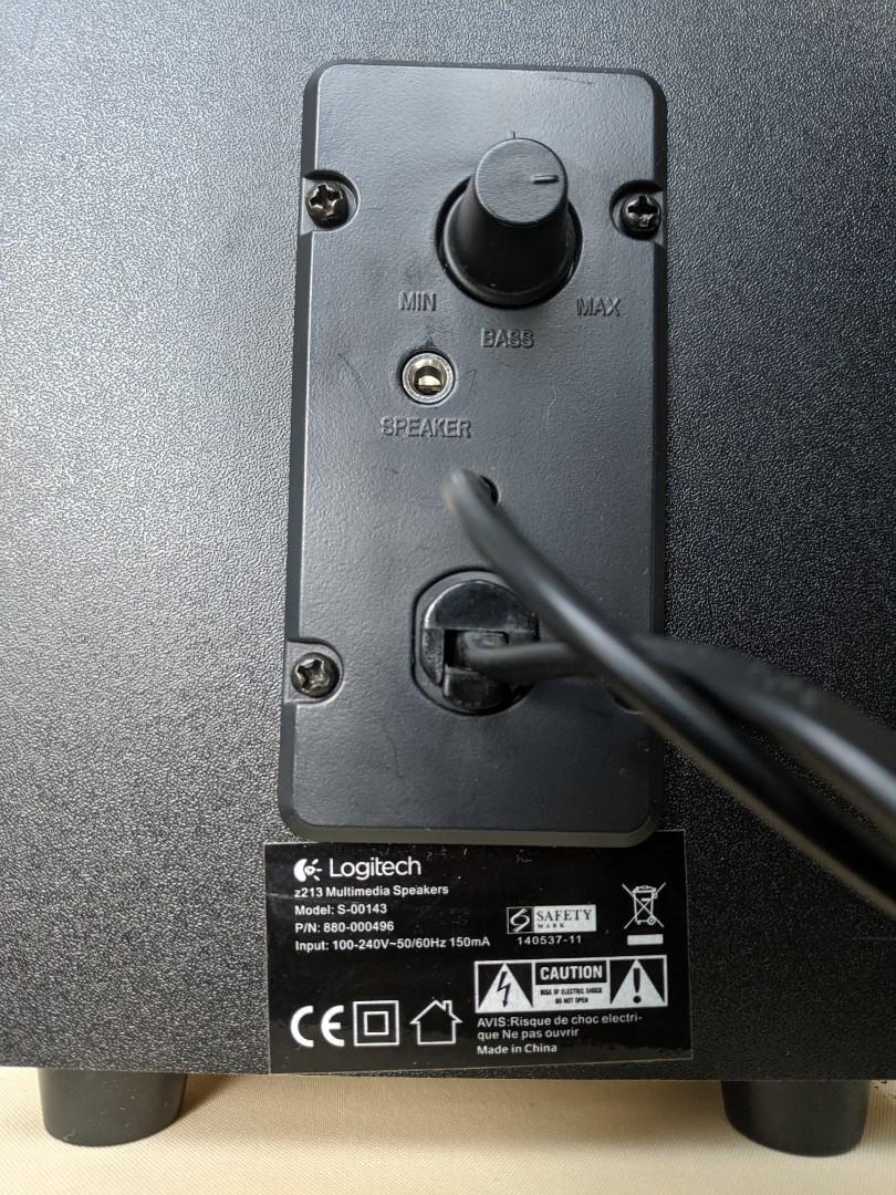 Logitech z213 2.1 powered speaker system with subwoofer, Audio ...