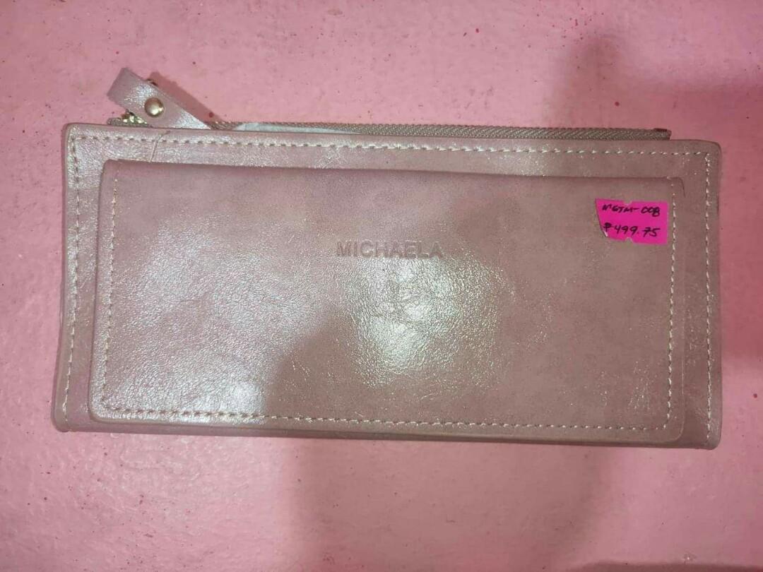 Michaela Long Wallet 100% Original (with card), Women's Fashion, Bags ...