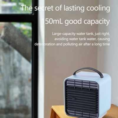 Mini Negative Ion LED Air Conditioning Fan Portable Air Conditioner ...