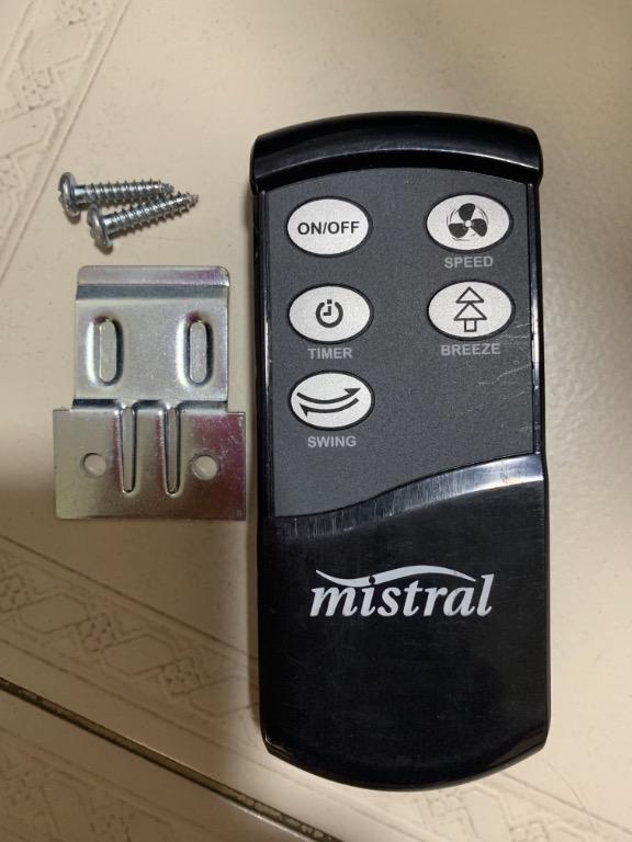 Mistral Wall Mount Fan w Remote, Furniture & Home Living, Lighting ...