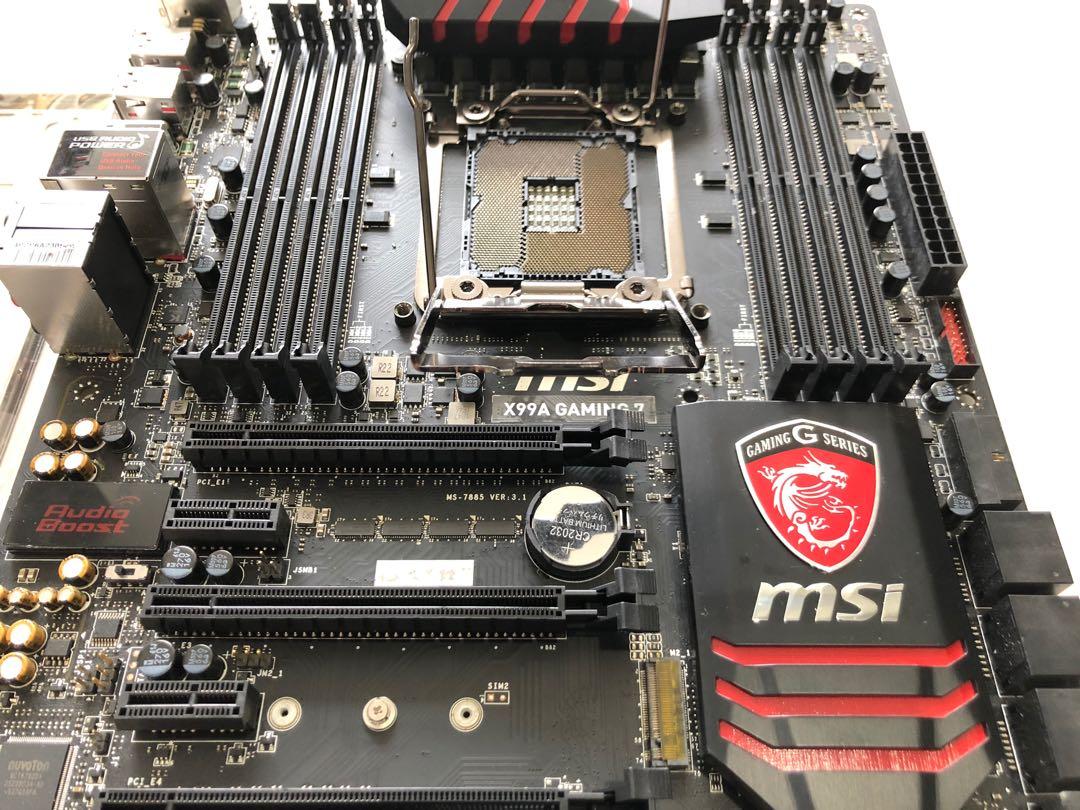 MSI X99 A Gaming 7 Socket 2011 Motherboard, Computers & Tech, Parts ...