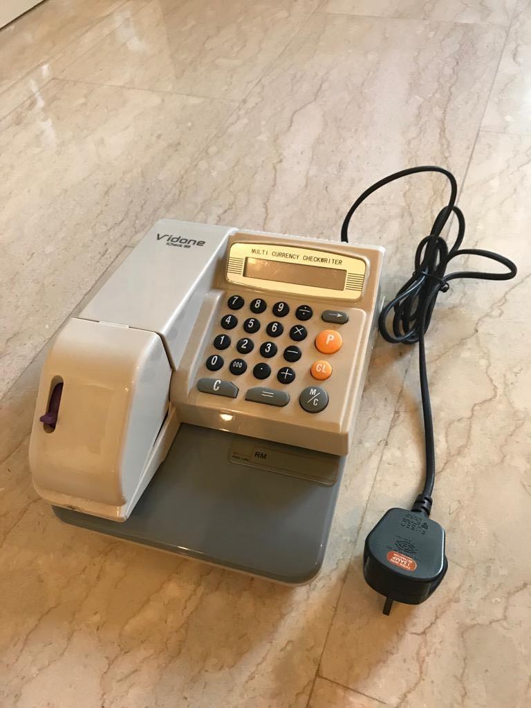 Multi currency Cheque Writer, Hobbies & Toys, Stationery & Craft ...