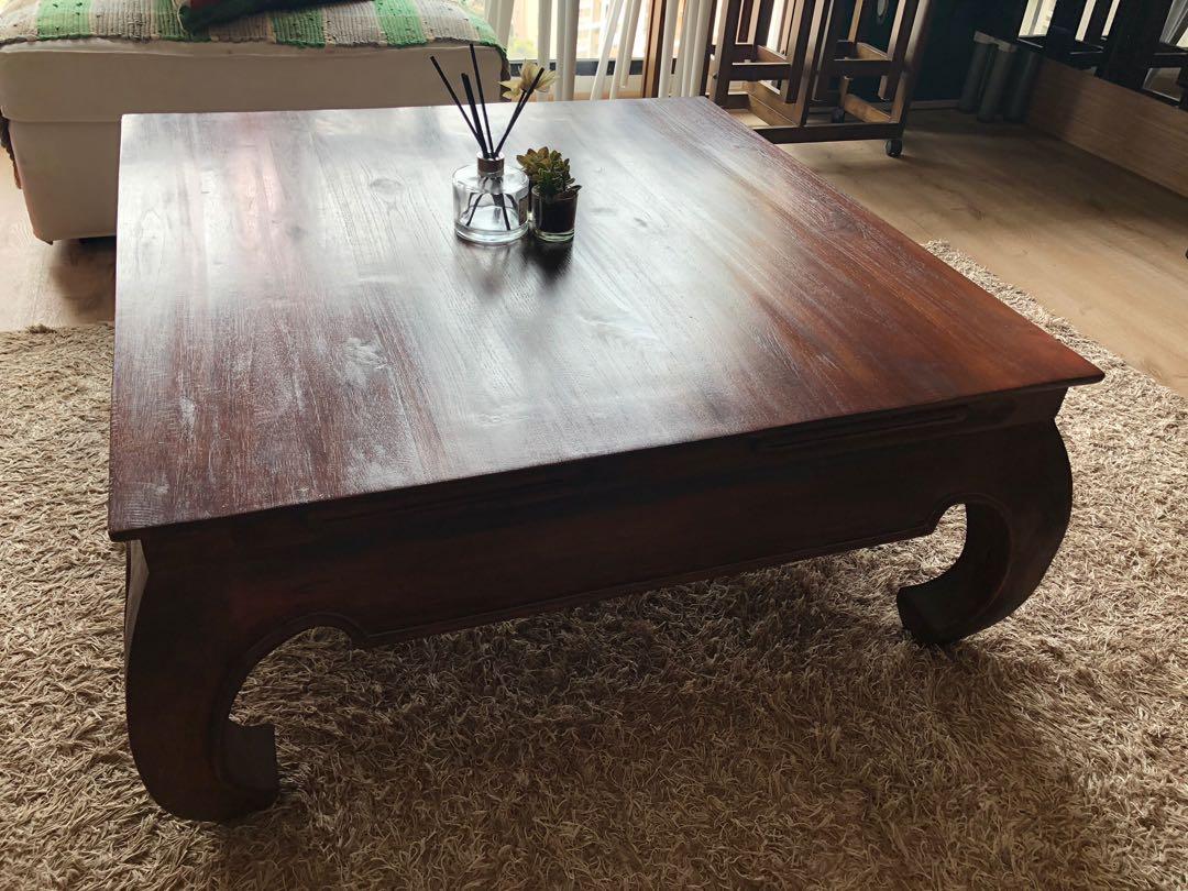 Nice Balinese Teak Table, Furniture & Home Living, Furniture, Tables ...