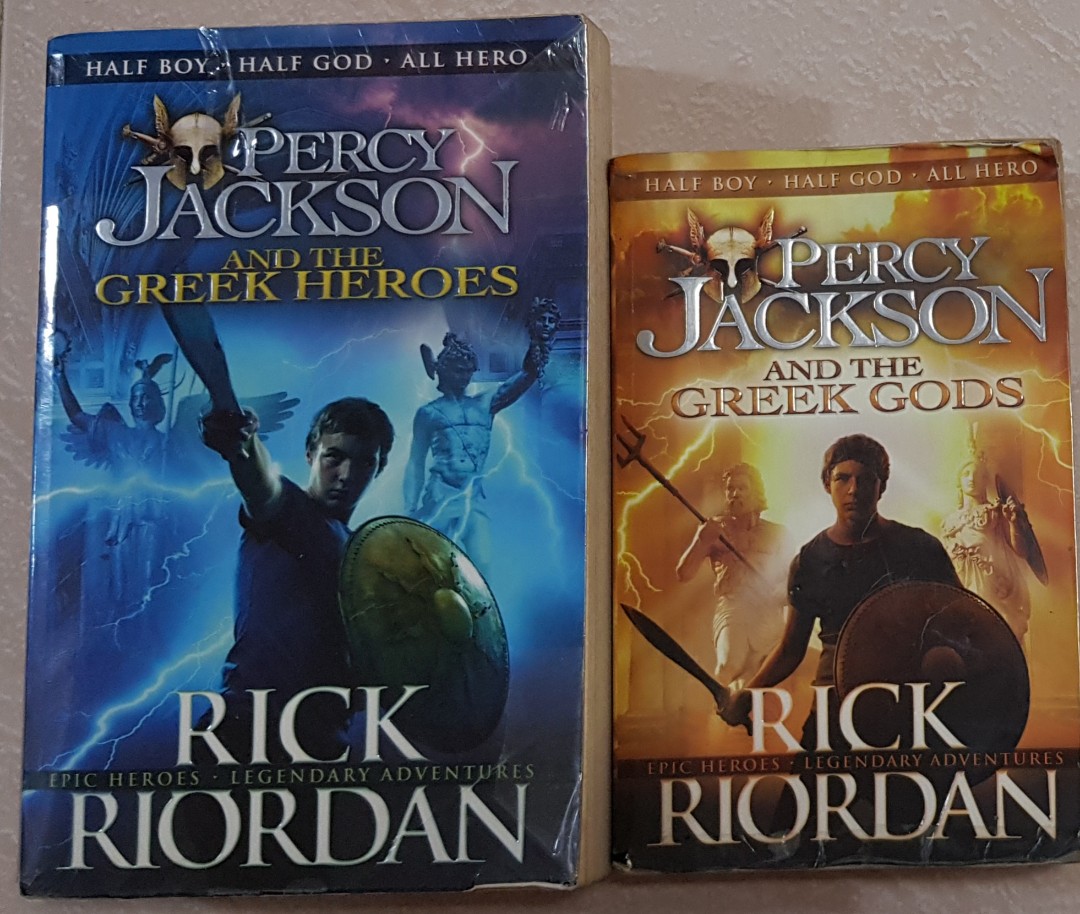 Percy Jackson 'Greek Gods' series, Hobbies & Toys, Books & Magazines ...