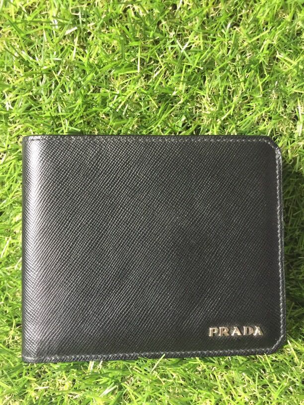 PRADA men wallet, Men's Fashion, Watches & Accessories, Wallets & Card ...