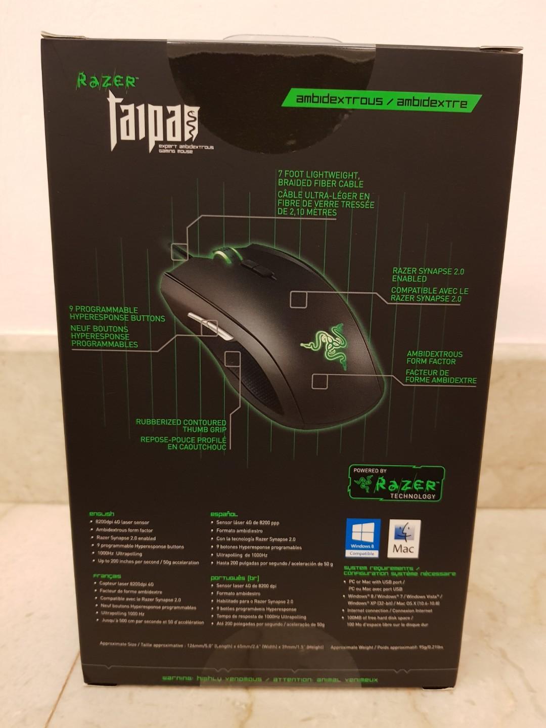 Razer Taipan Gaming Mouse, Computers & Tech, Parts & Accessories, Mouse ...