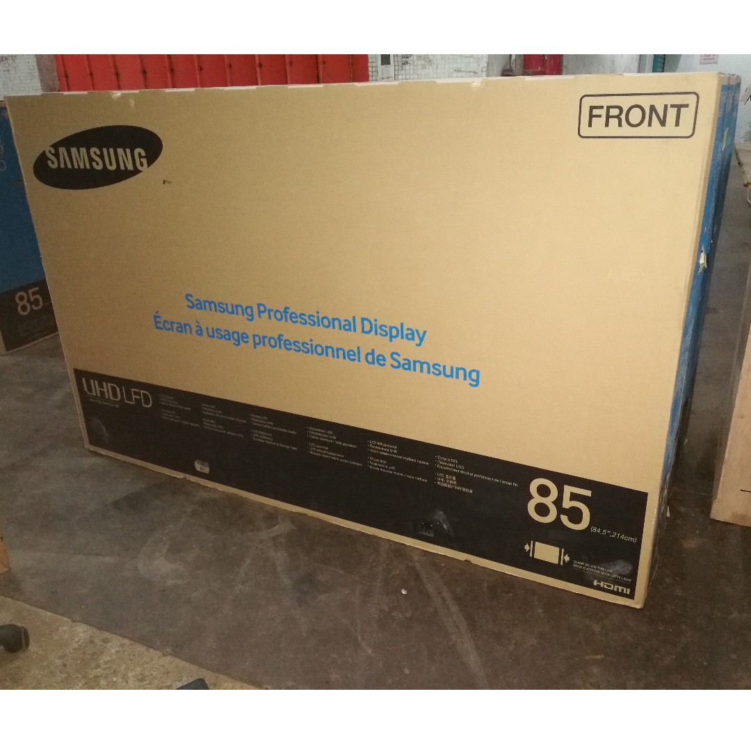 Samsung 85吋 85inch 4K LH85QMD 專業顯示器 Professional Monitor, 家庭電器, 電視 & 其他 ...