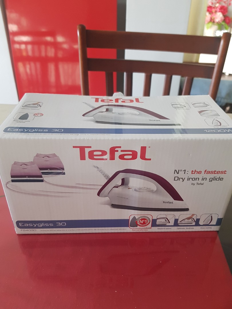 Tefal dry iron, TV & Home Appliances, Irons & Steamers on Carousell