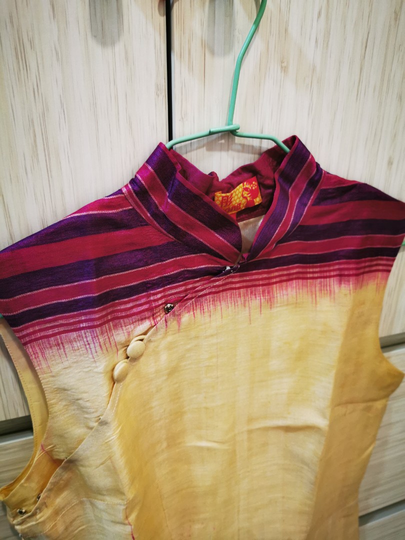 Tong Tong Thai Silk Cheongsam, Women's Fashion, Dresses & Sets, Evening ...