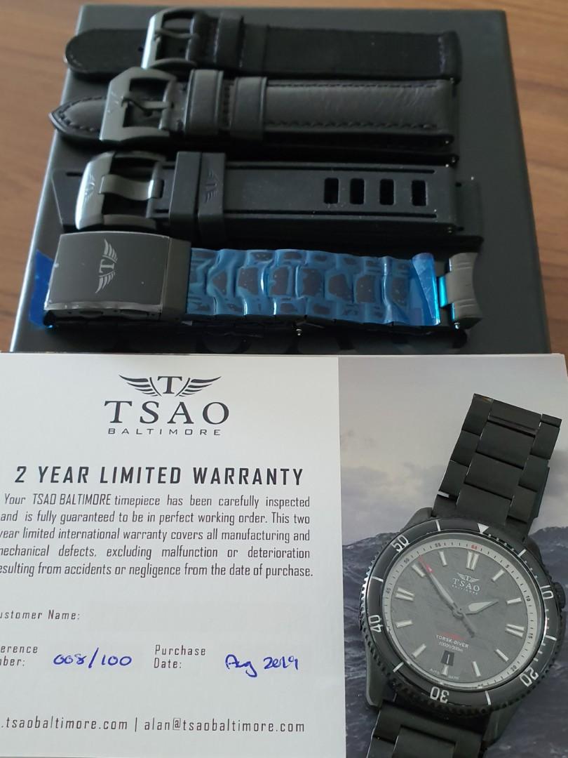 Tsao DLC Meteorite Torsk Dive Watch (Limited Edition), Mobile Phones ...