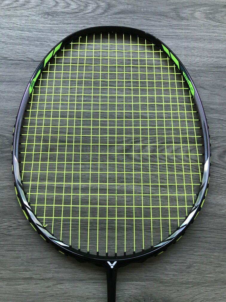 Victor Auraspeed 90S Badminton Racket, Sports Equipment, Sports & Games ...
