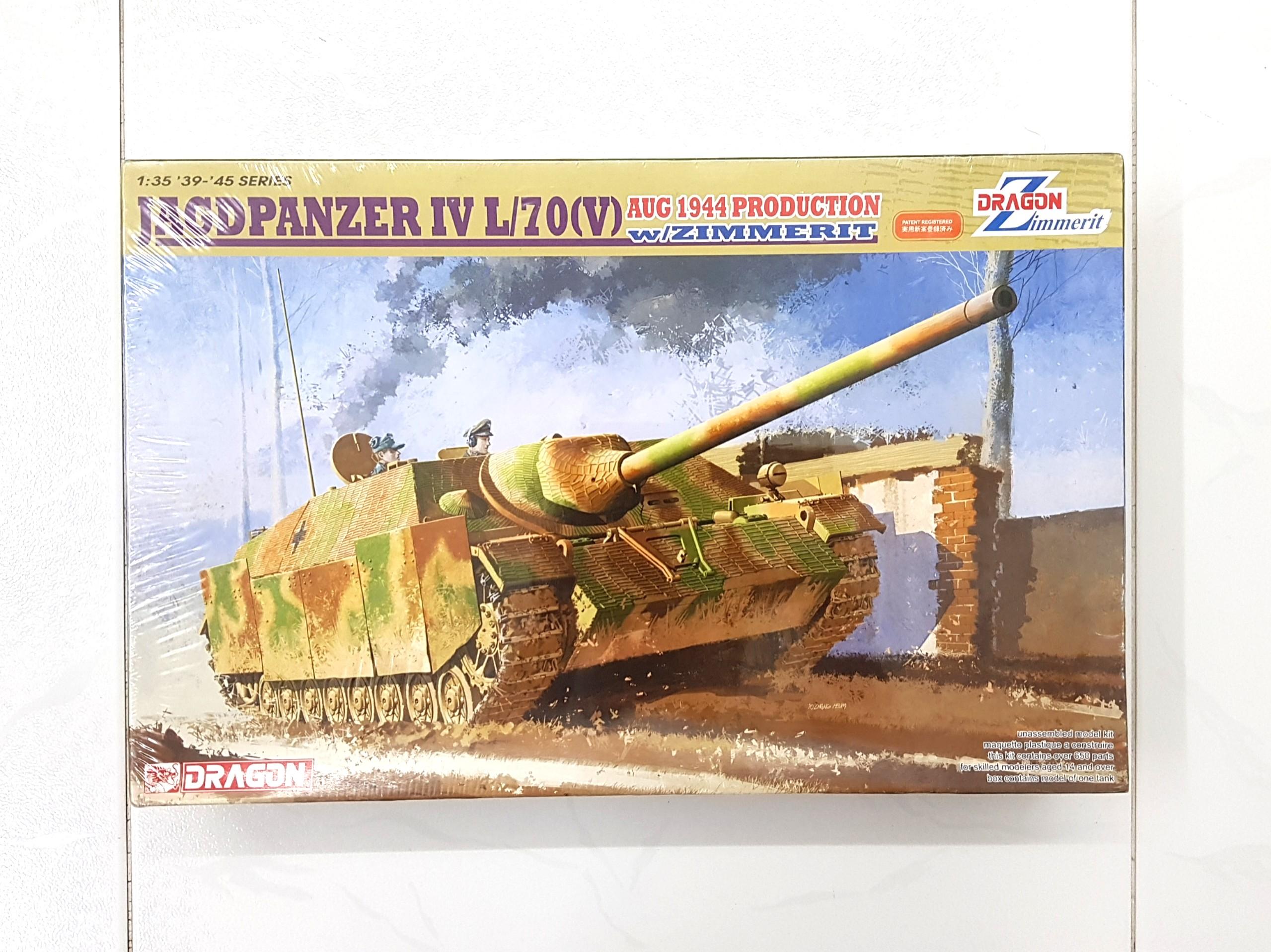 1/35 Dragon #6589 German Jagdpanzer IV L/70 (V) Aug '44 Production c/w ...