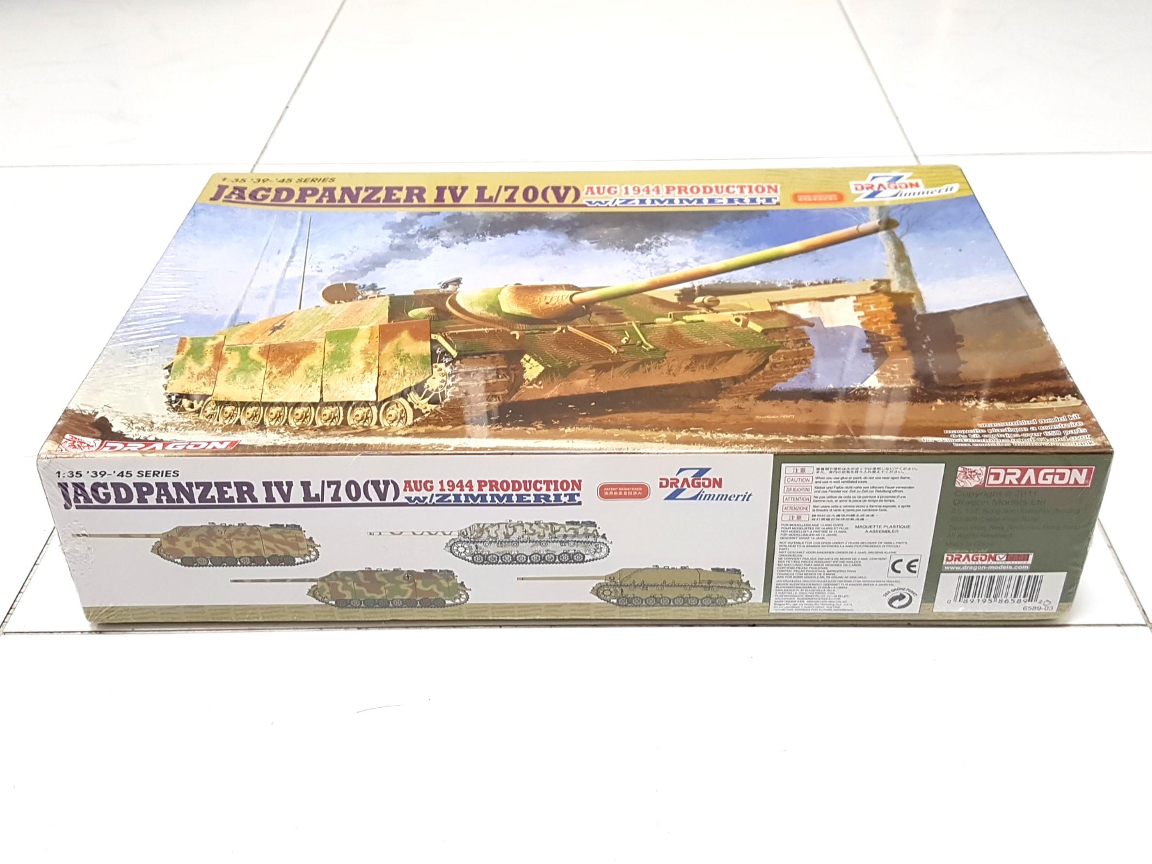 1/35 Dragon #6589 German Jagdpanzer IV L/70 (V) Aug '44 Production c/w ...
