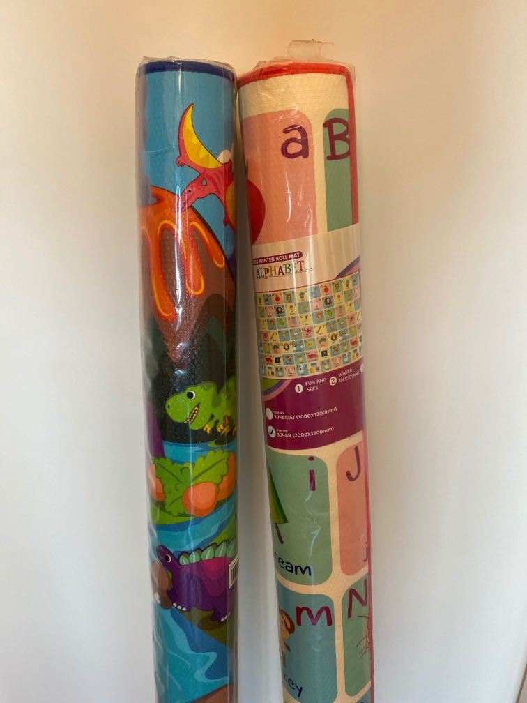 2 roll mats, Alphabet & Dinosaurs, Babies & Kids, Toys & Walkers on ...
