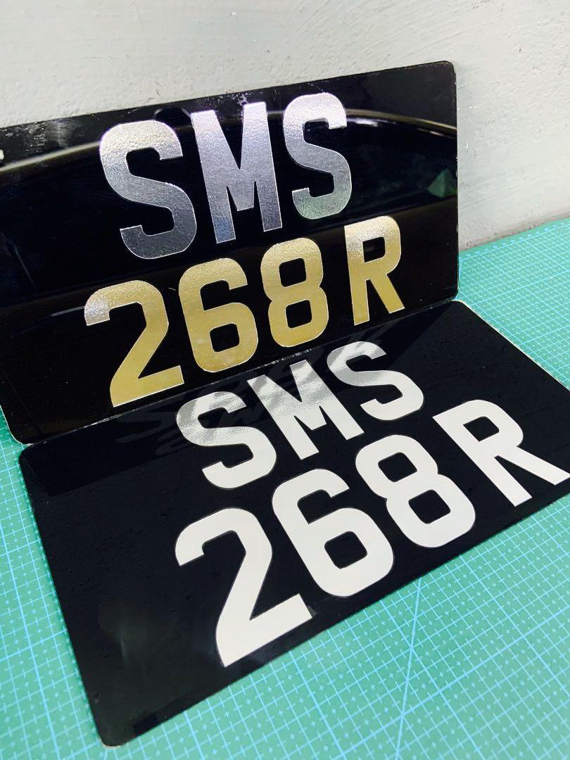 Acrylic license plate / number plate / car plate , Car Accessories, Car ...