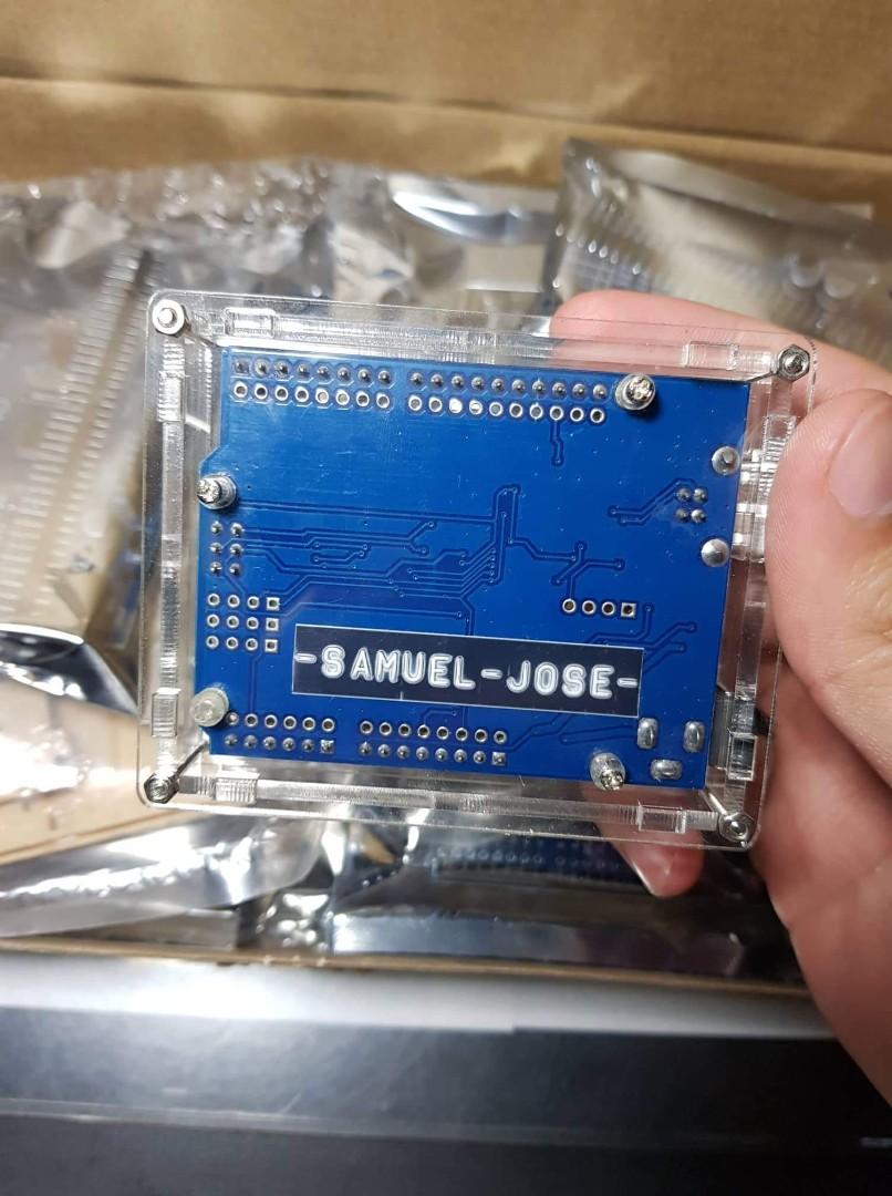 Arduino Uno With Clear Case Micro Controller Computers And Tech Parts And Accessories Computer