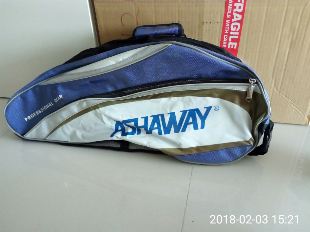 Ashway Badminton Bag, Sports Equipment, Sports & Games, Racket & Ball ...