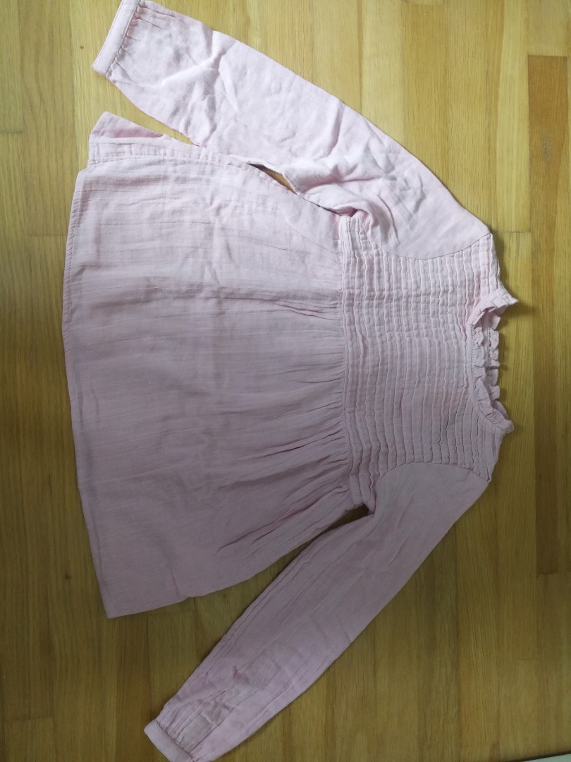 Brand new demure pastel pink top for girls, Babies & Kids, Babies ...
