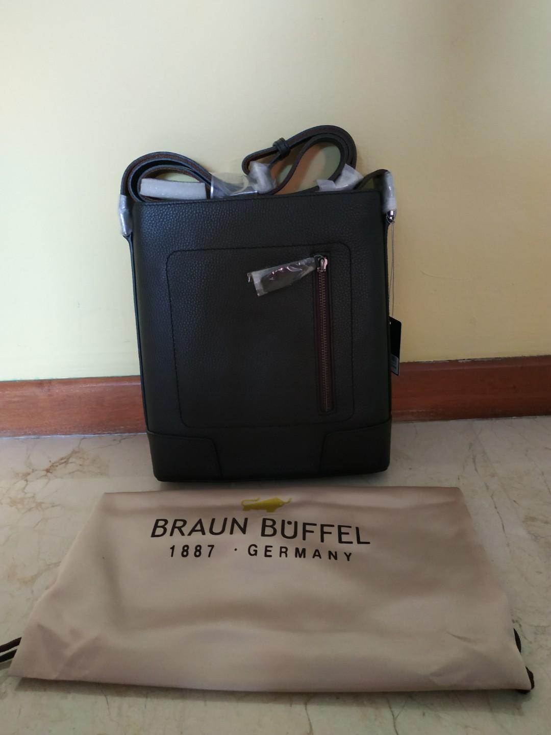 Braun Buffel leather bag, Women's Fashion, Bags & Wallets, Cross-body ...
