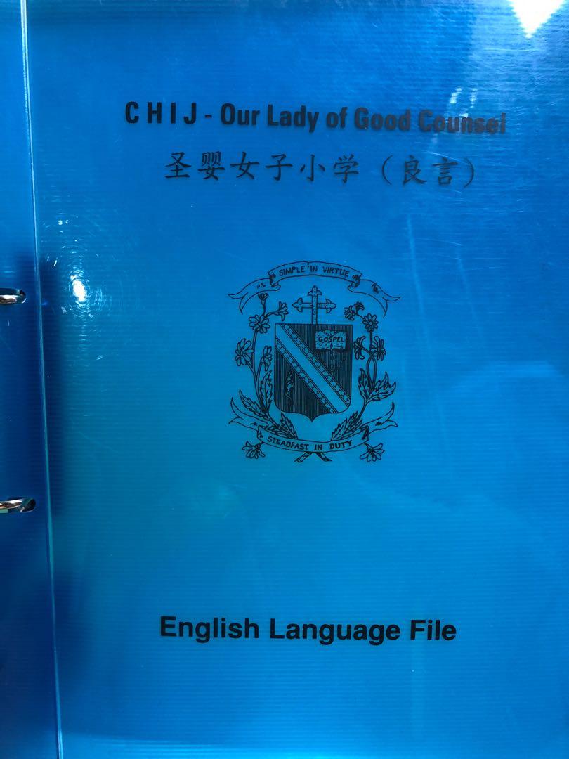 CHIJ OLGC SCHOOL RING FILES, Hobbies & Toys, Stationery & Craft ...