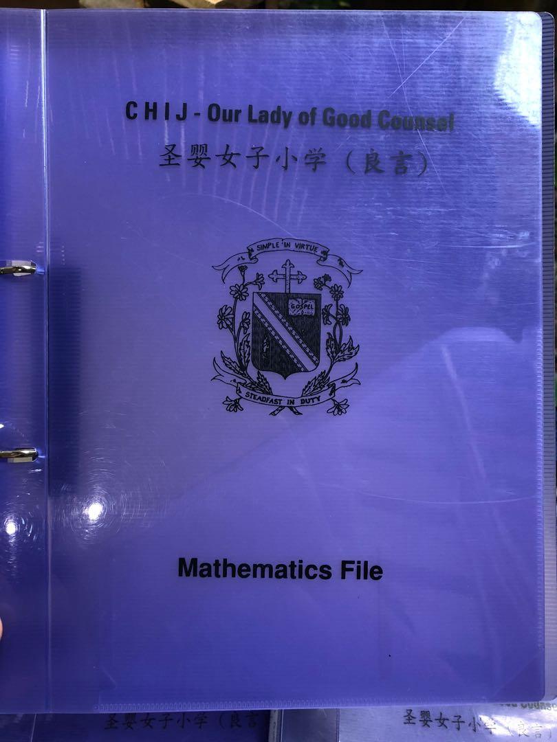 CHIJ OLGC SCHOOL RING FILES, Hobbies & Toys, Stationery & Craft ...