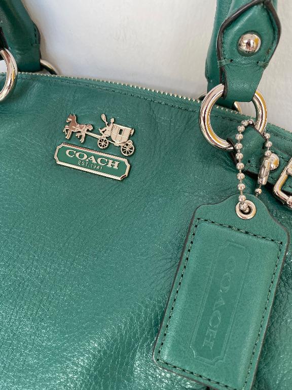 COACH handbag in forest green, Women's Fashion, Bags & Wallets, Tote ...