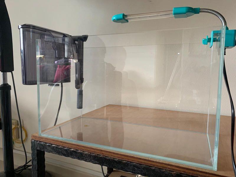 Crystal glass fish tank whole set, Pet Supplies, Homes & Other Pet ...
