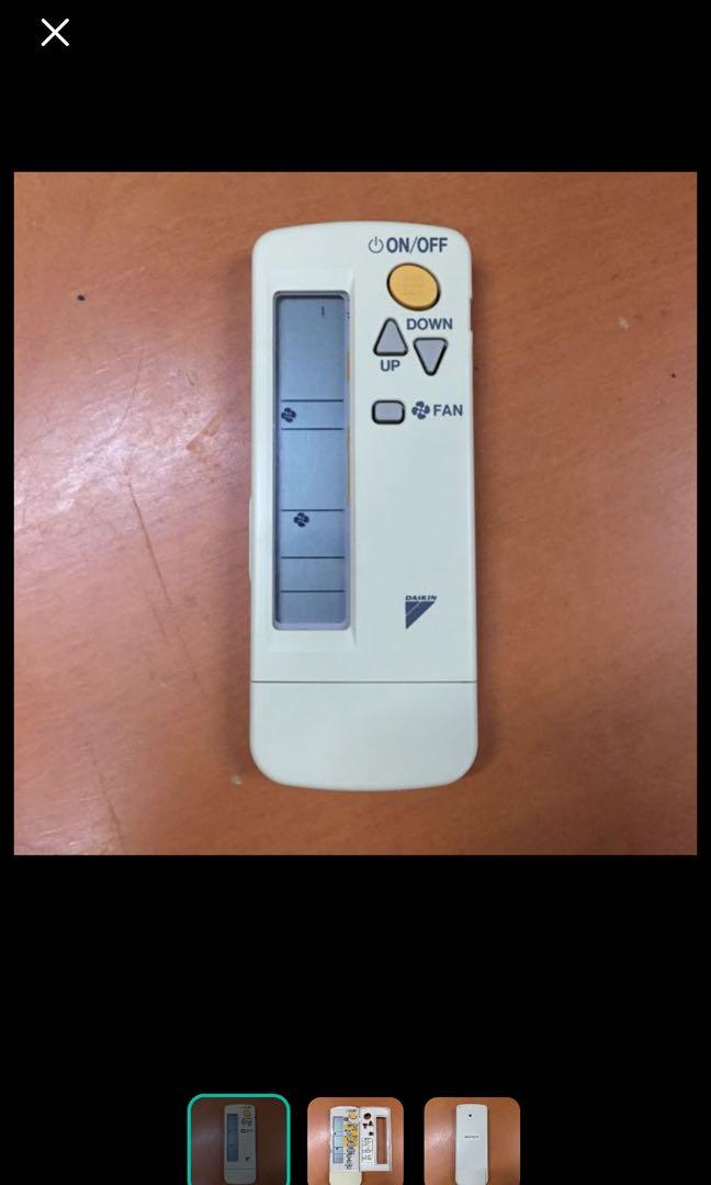Daikin Aircon Remote BRC4C161 (GENUINE ORIGINAL DAIKIN), TV & Home ...