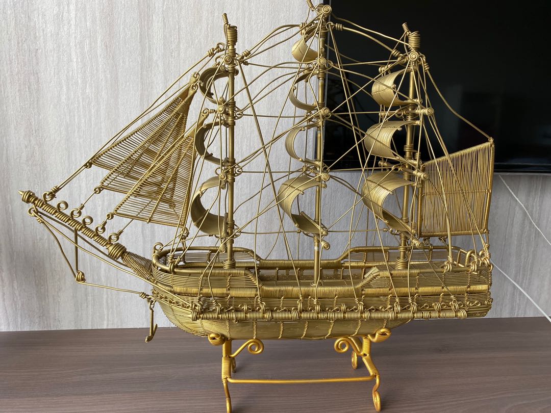 Decorative piece - ship, Hobbies & Toys, Stationery & Craft, Craft ...