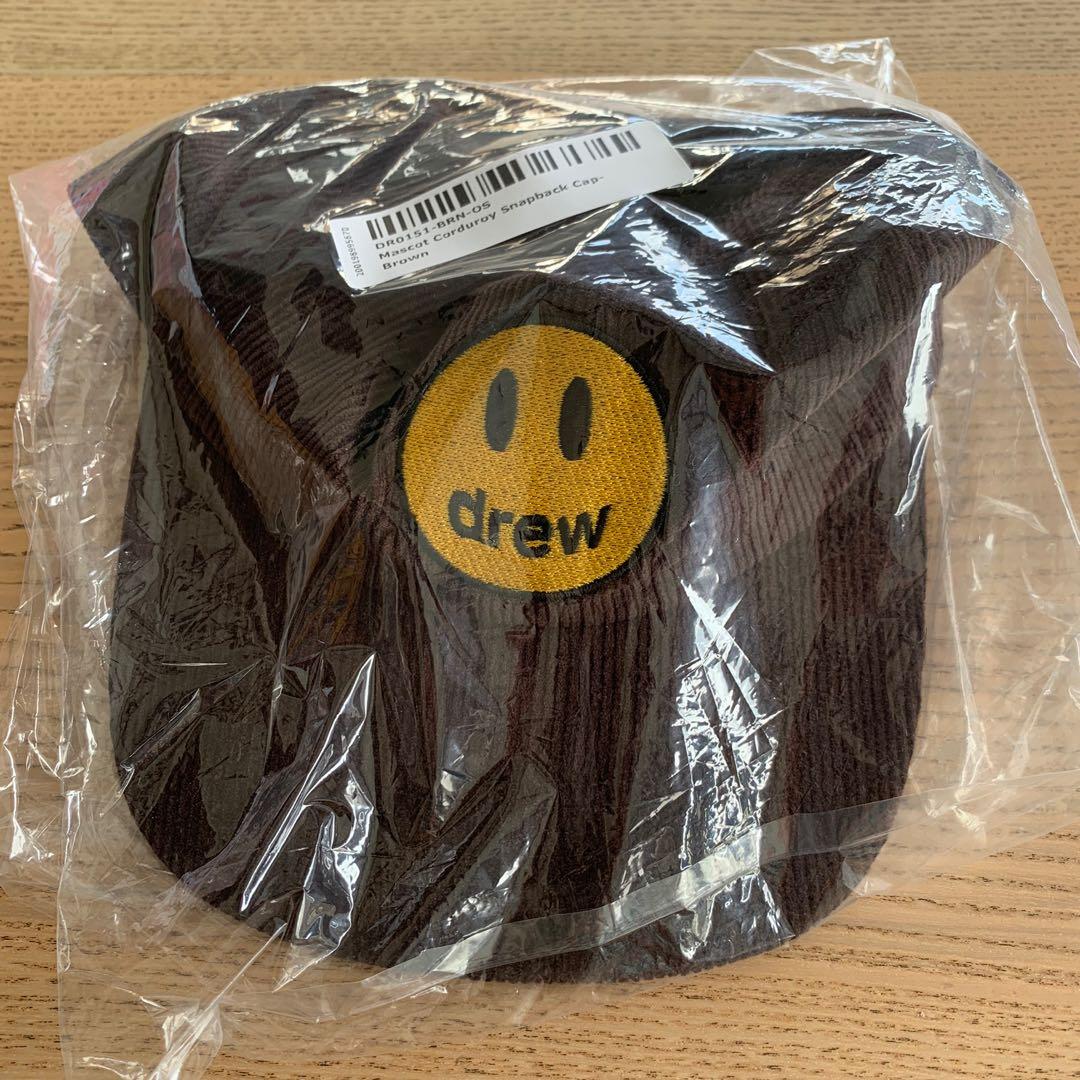 Drew House Mascot Corduroy SnapBack Cap - Brown, Men's Fashion, Watches ...