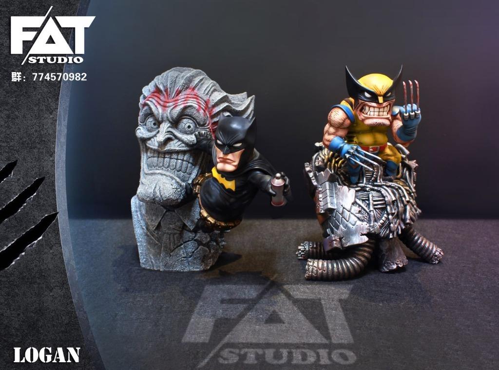 FAT STUDIO MARVEL COMICS HEROES SERIES WOLVERINE LOGAN GK RESIN STATUE ...