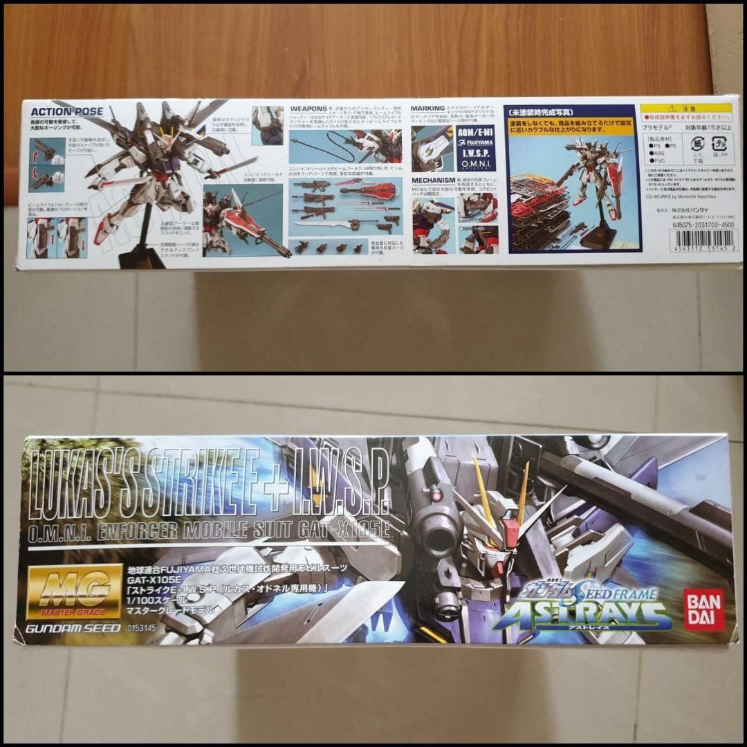 Gundam Lukas Strike box only, Hobbies & Toys, Toys & Games on Carousell
