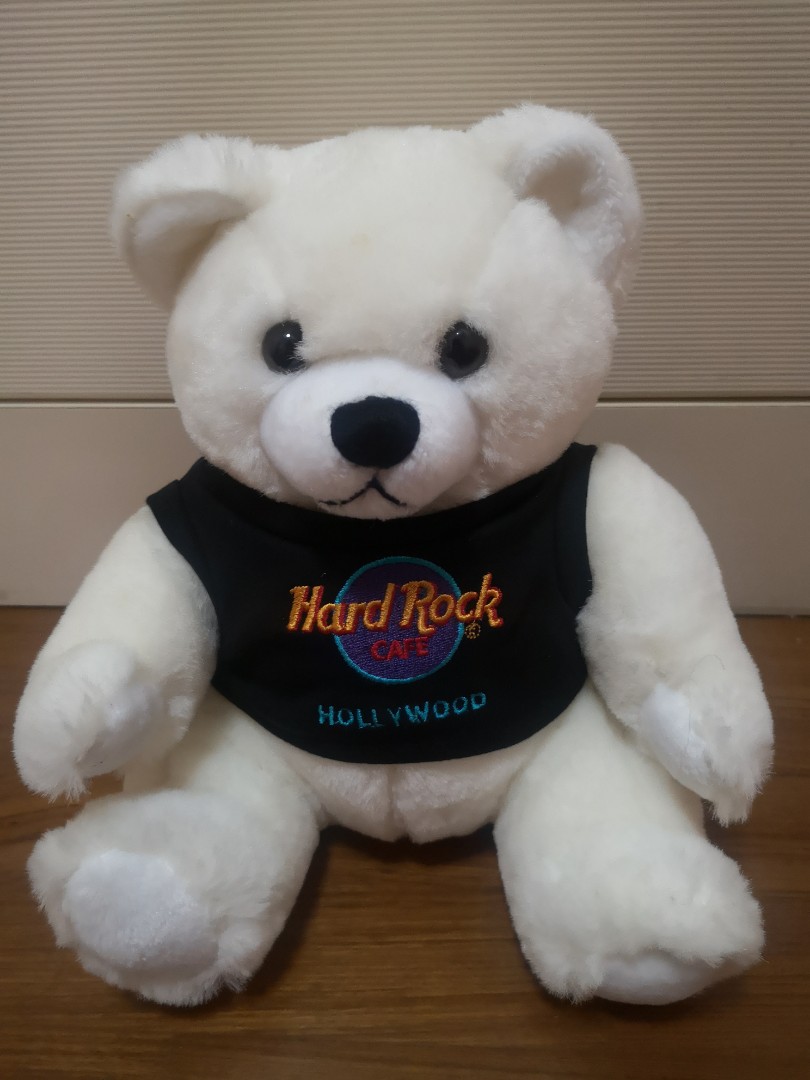 Hard Rock Cafe bear (Hollywood) soft toy, Hobbies & Toys, Memorabilia ...