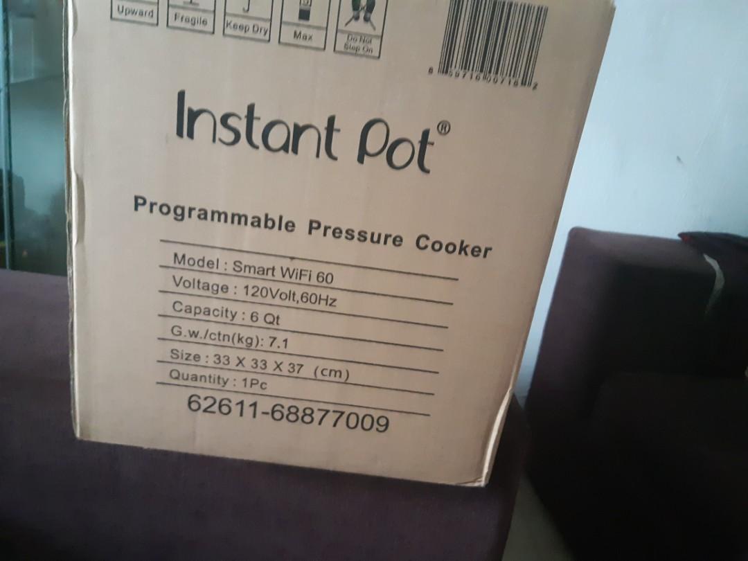 Instant Pot Smart Wifi 60, TV & Home Appliances, Kitchen Appliances ...