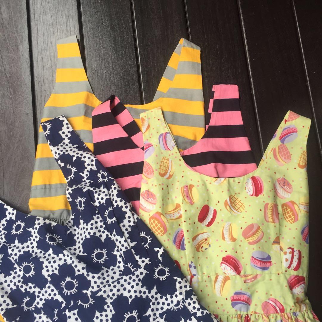 [instock] macaron dress, Women's Fashion, Muslimah Fashion, Dresses on ...