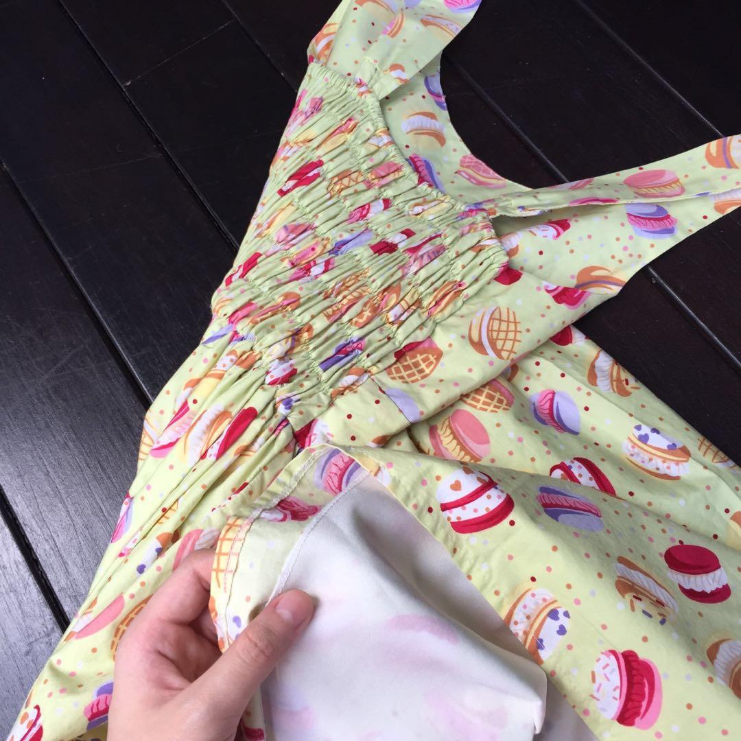 [instock] macaron dress, Women's Fashion, Muslimah Fashion, Dresses on ...