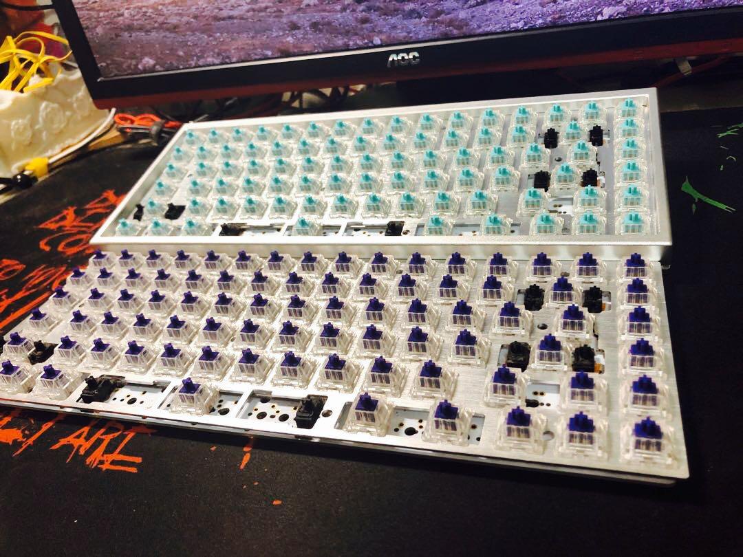 KBD75 Custom Mechanical Keyboard 75% with Zealios V2 Tealios V1 ...